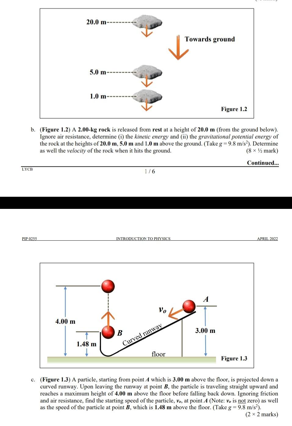 Solved LYCB PIP 0255 20.0 m- 4.00 m 5.0 m 1.0 m- b. (Figure | Chegg.com