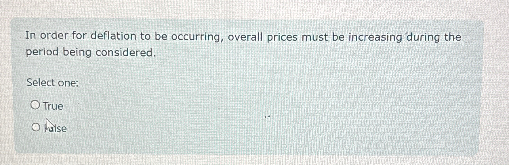 Solved In order for deflation to be occurring, overall | Chegg.com Solved In order for deflation to be occurring, overall | Chegg.com