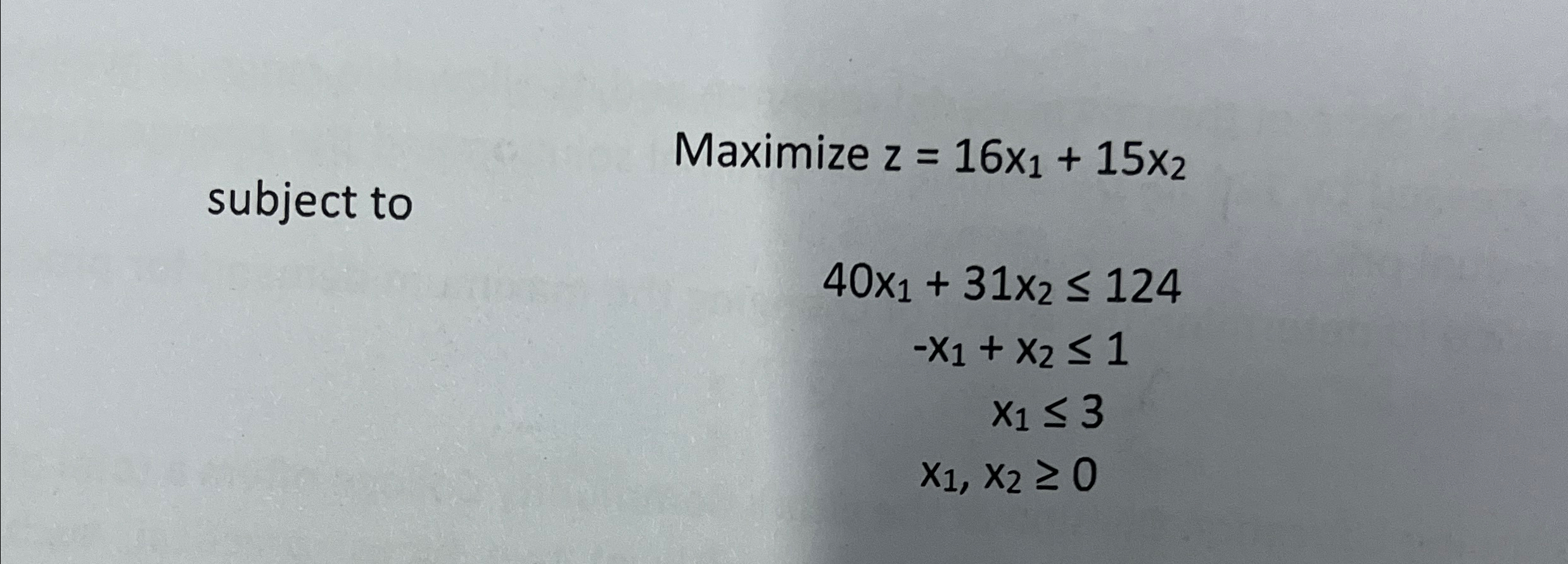Solved subject to Maximize | Chegg.com
