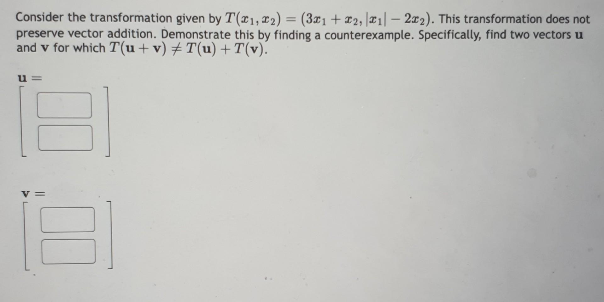 Solved Suppose A is a linear transformation from R3 to M2×2, | Chegg.com