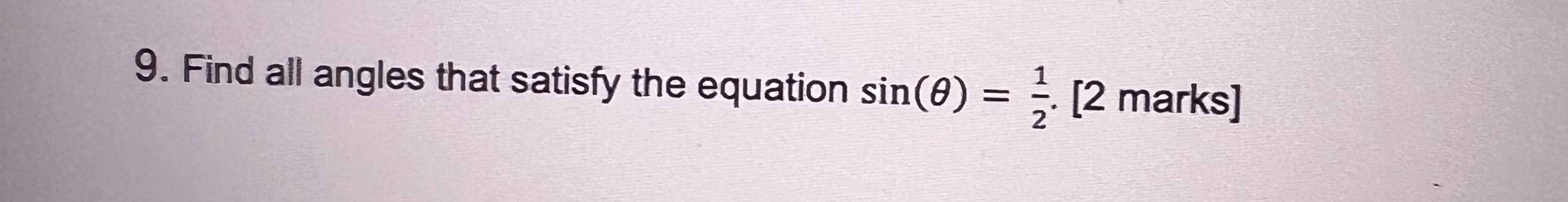 Solved Find all angles that satisfy the equation | Chegg.com