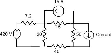 The variable dc current source in the circuit is | Chegg.com