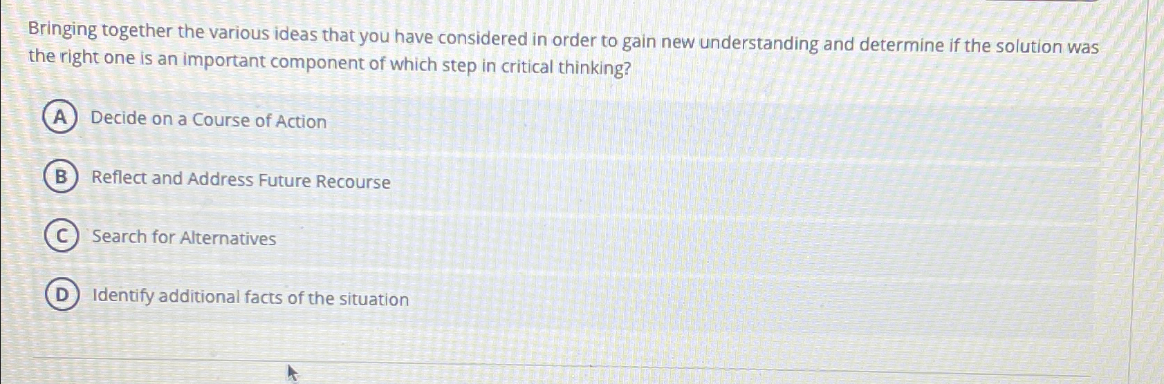 Solved Bringing together the various ideas that you have | Chegg.com