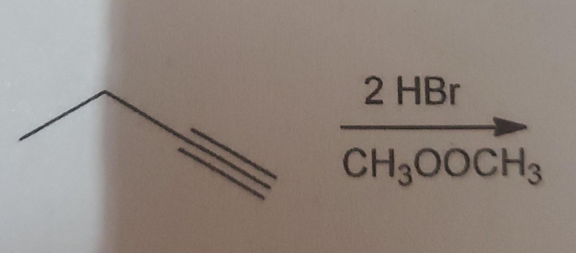 Solved 2 HBO CH3OOCH3 | Chegg.com