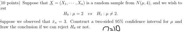 Solved (10 ﻿points) ﻿Suppose that x?=(x1,cdots,xn) ﻿is a | Chegg.com