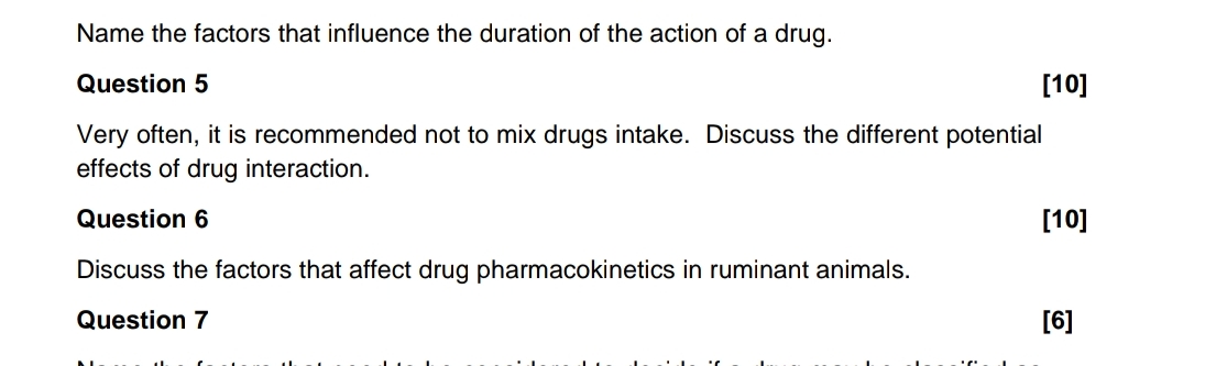 Solved Name the factors that influence the duration of the | Chegg.com