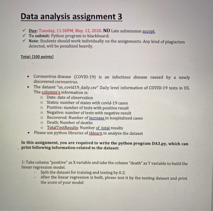 Solved I can't upload the csv file here but drop you're | Chegg.com
