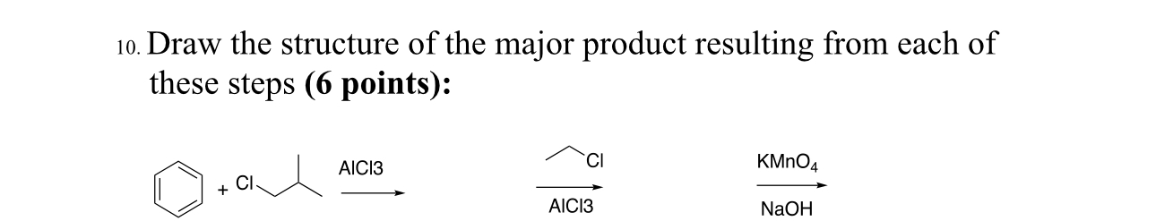Solved Draw the structure of the major product resulting | Chegg.com