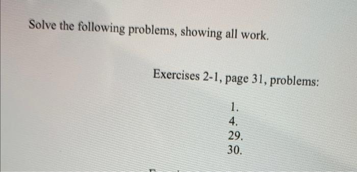 Solved EXERCISES 2-1- In Exercises 1-10. find the distance | Chegg.com