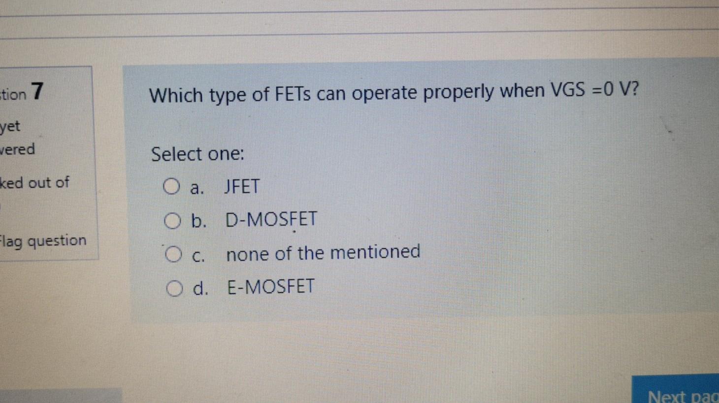 Solved 16 When VGS = 0.5 VGS(off) .gm is the maximum value. | Chegg.com