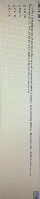 Solved QUESTIONS 15 p Consider a production process that | Chegg.com