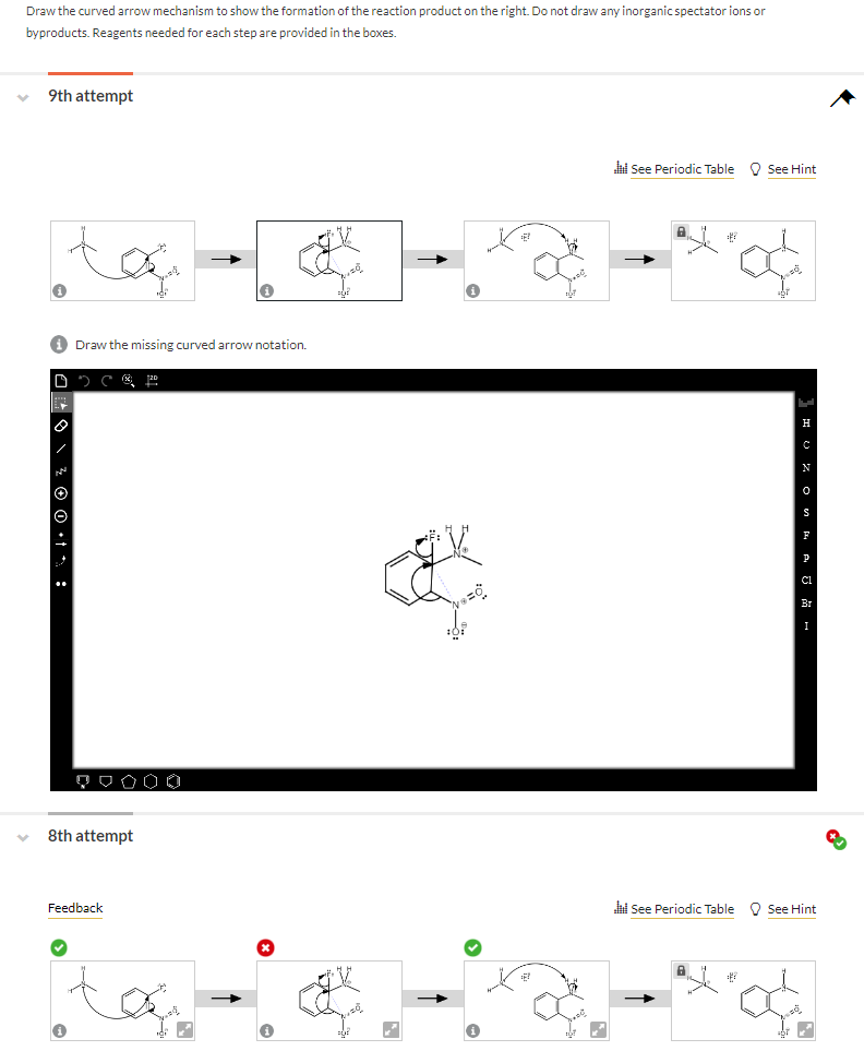 Solved I nee help on the second oneDraw the curved arrow | Chegg.com