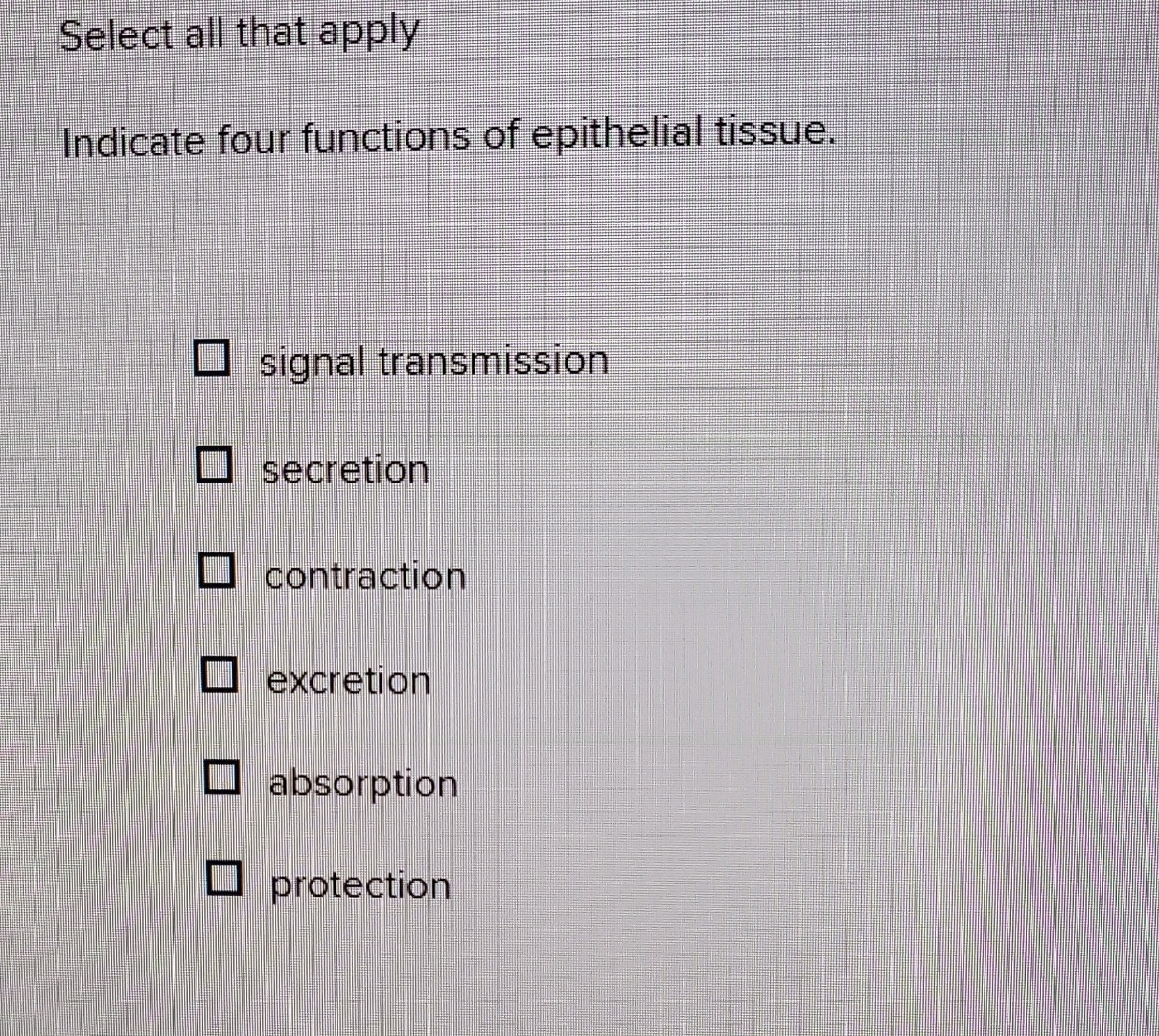Solved Select all that applyIndicate four functions of | Chegg.com