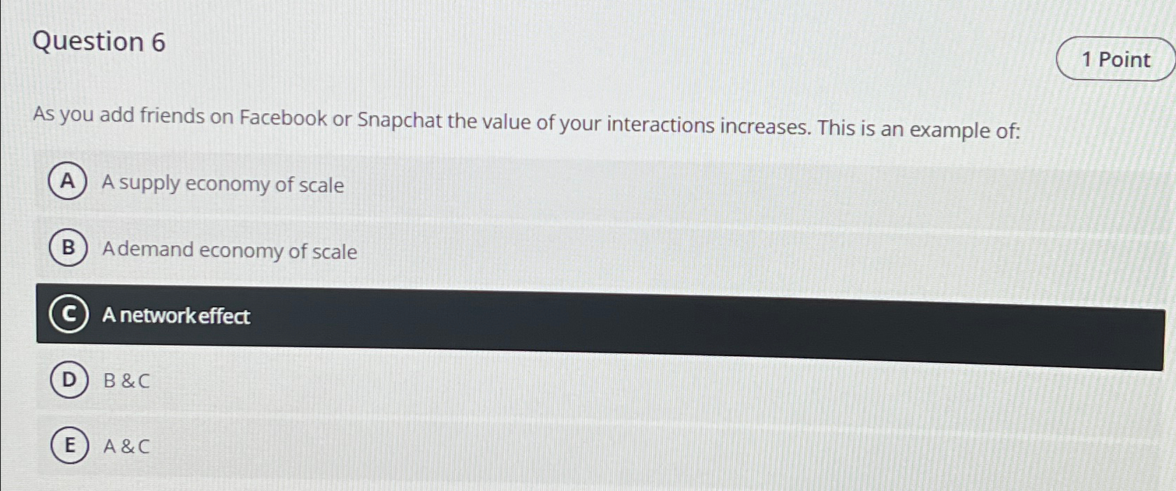 Solved Question 6As you add friends on Facebook or Snapchat | Chegg.com