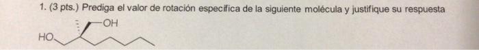 Solved Predict the value of specific rotation of the | Chegg.com