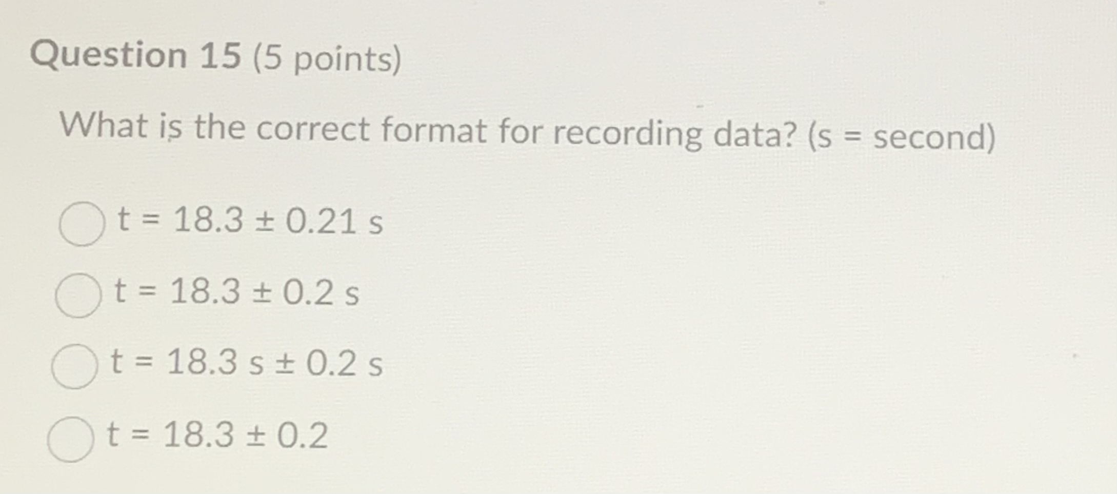 Solved Question 15 (5 points)What is the correct format for | Chegg.com Solved Question 15 (5 points)What is the correct format for | Chegg.com