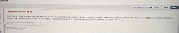 Solved ignment PULL SCREEN PRINTER VERSION BACK NEXT 2 | Chegg.com