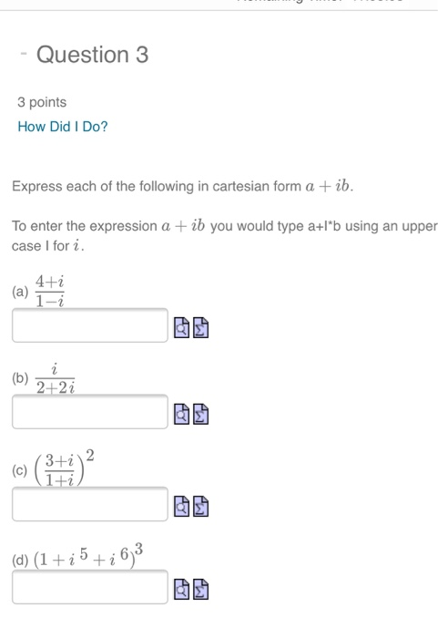 Solved Express each of the following in cartesian form | Chegg.com