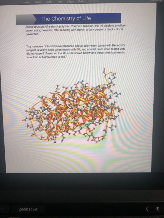 Solved The Chemistry of Life Experiment 1: Testing for | Chegg.com