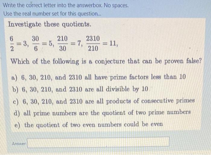 Solved Write the correct letter into the answerbox. No | Chegg.com