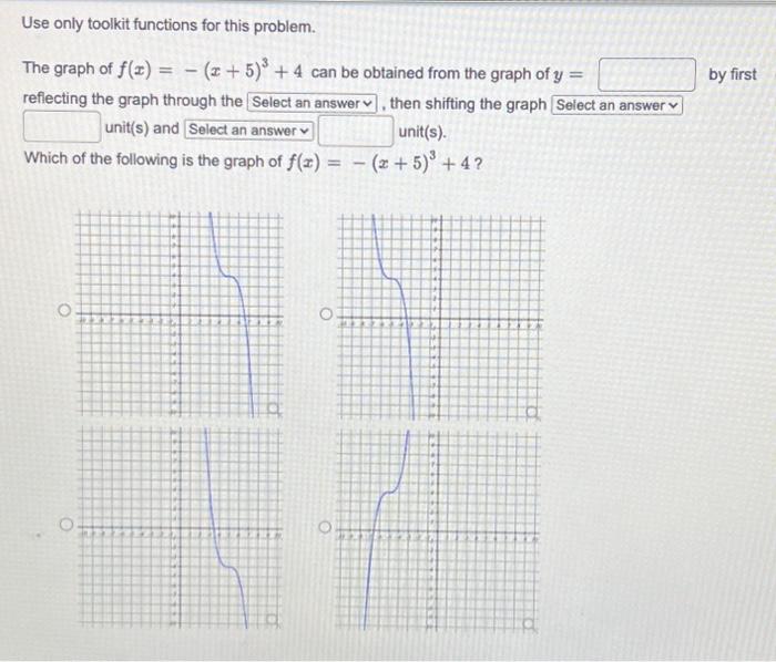 Solved Use only toolkit functions for this problem. The | Chegg.com