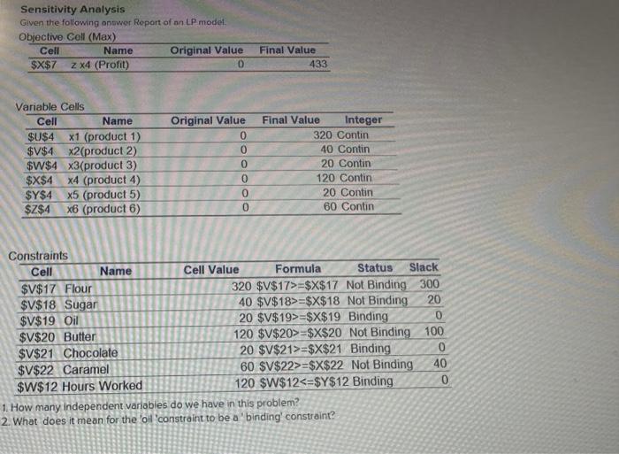 Solved 1-how many independent variables are in this problem | Chegg.com
