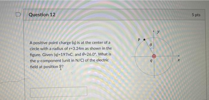 Solved A positive point charge (q) is at the center of a | Chegg.com