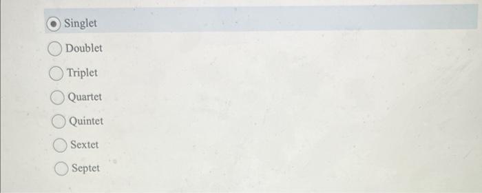 Solved Determine the multiplicity of the signal (pointed | Chegg.com