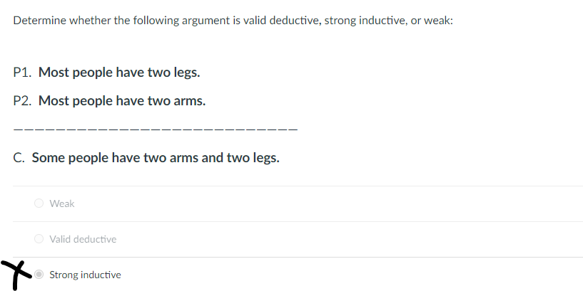 Solved Determine whether the following argument is valid | Chegg.com