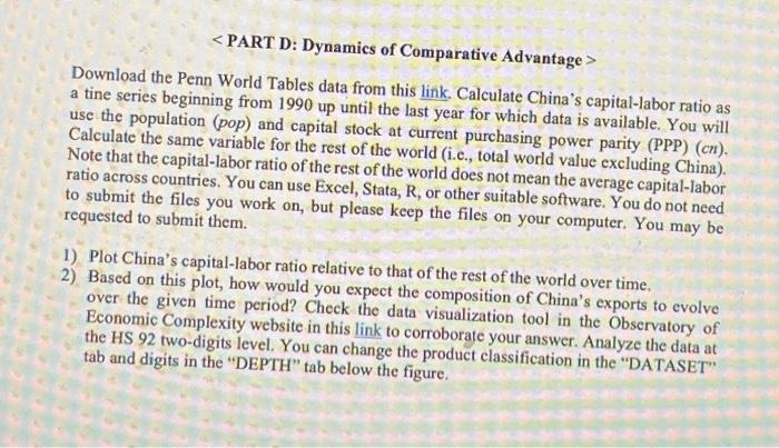 Solved Download the Penn World Tables data from this link. | Chegg.com