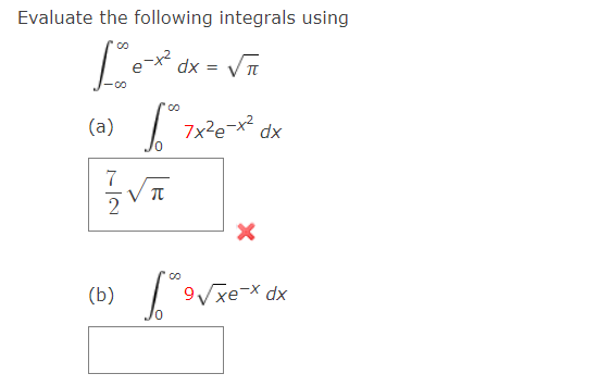Solved Evaluate the following integrals | Chegg.com