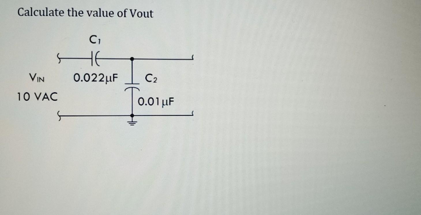 Solved Calculate the value of Vout | Chegg.com