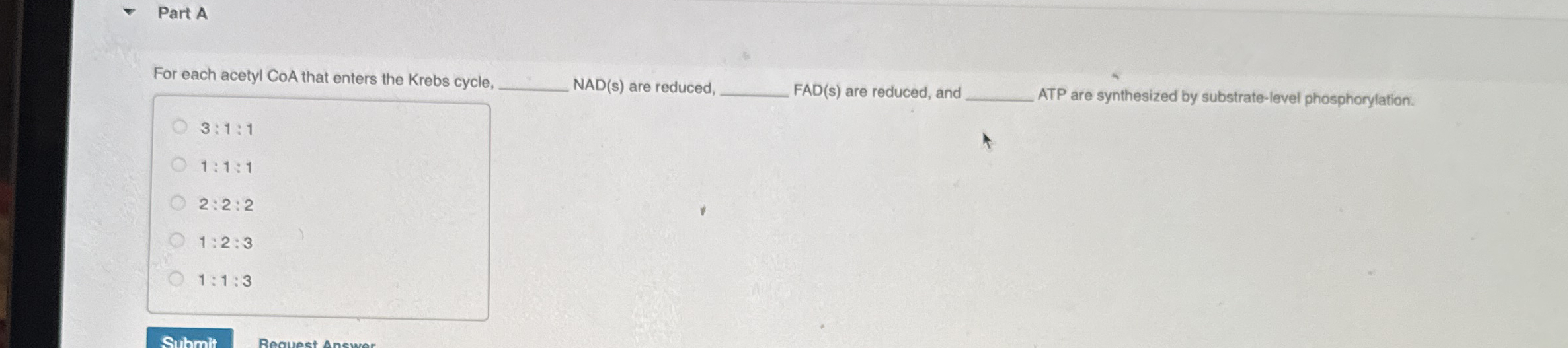 Solved Part Afor Each Acetyl Coa That Enters The Krebs Chegg