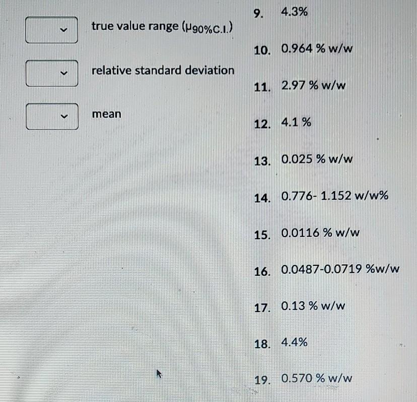 Calculate the mean, standard deviation, relative | Chegg.com