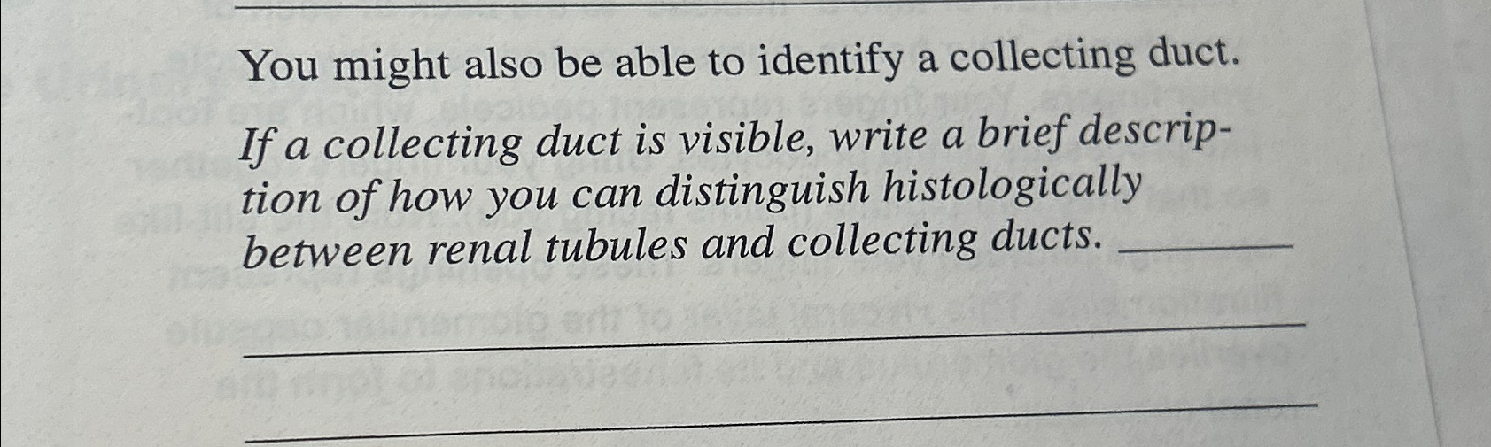 Solved You might also be able to identify a collecting | Chegg.com