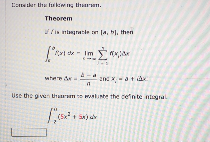 Solved Consider the following theorem. Theorem If f is | Chegg.com