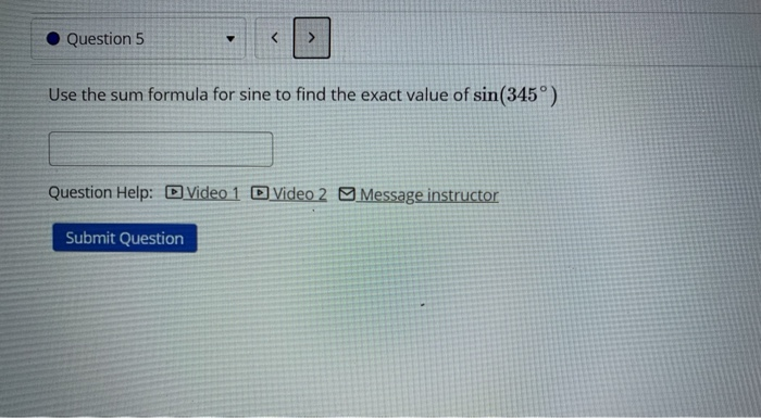 Solved Question 5 v