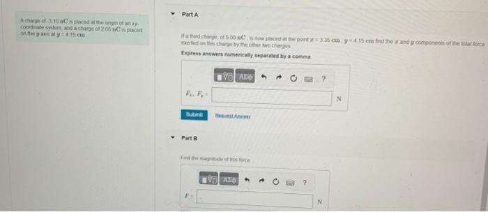 Solved Couloneis laa for the magnitude of the force F | Chegg.com