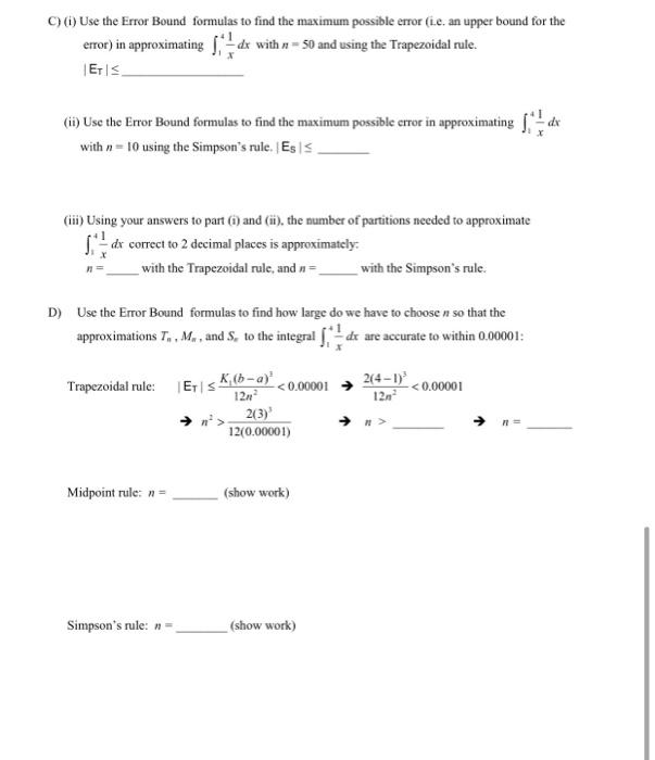 Solved Use the RIEMANN program to approximate (*3x?dx. Set | Chegg.com