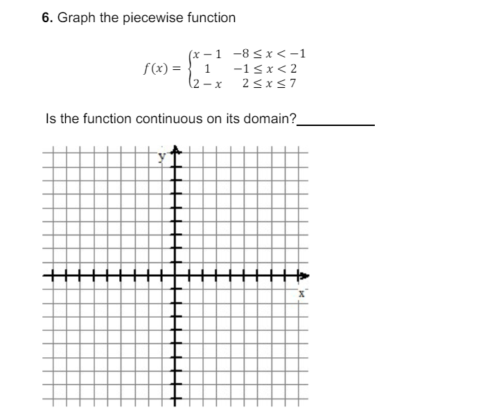 Solved Graph the piecewise | Chegg.com