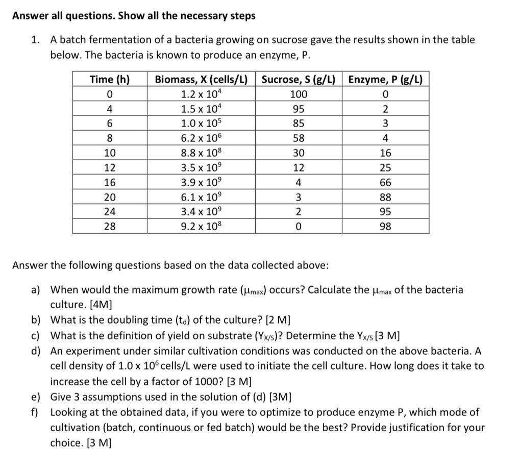 Solved Answer all questions. Show all the necessary stepsA | Chegg.com