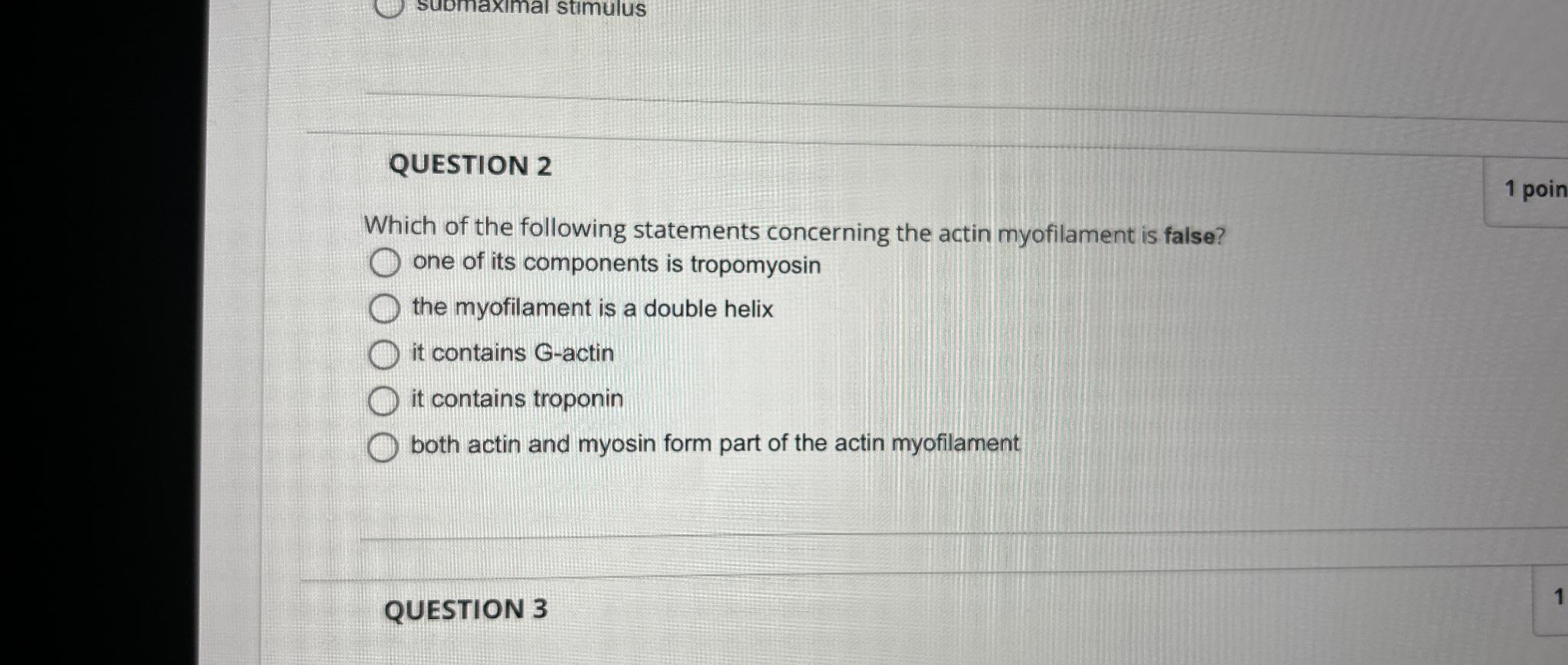 Solved QUESTION 2Which of the following statements | Chegg.com