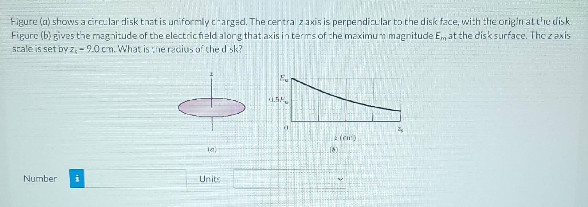 Solved Figure (a) shows a circular disk that is uniformly | Chegg.com