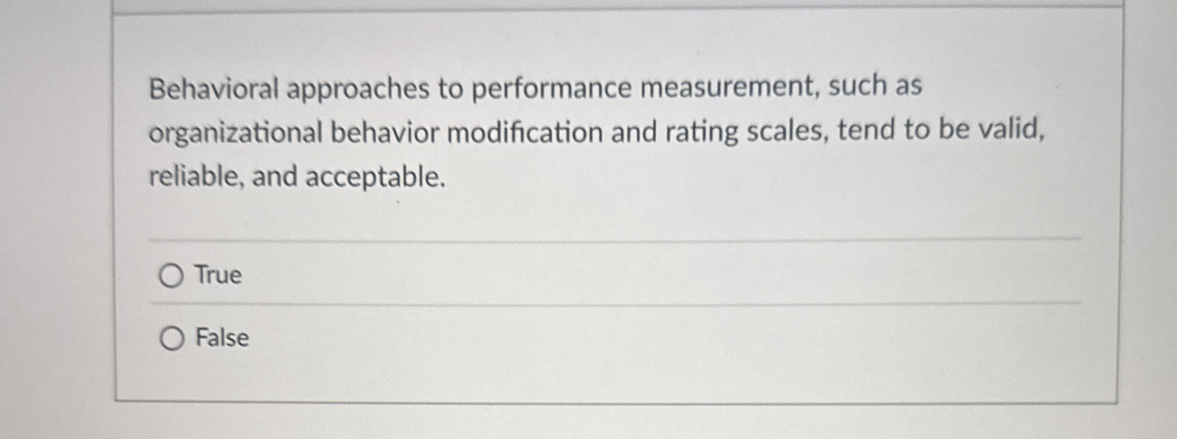 Solved Behavioral approaches to performance measurement, | Chegg.com
