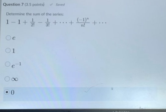 Solved Question 7 ( 3.5 ﻿pointsi)Determine the sum of the | Chegg.com