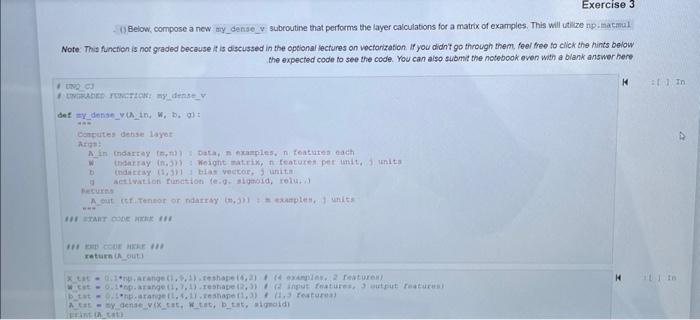 (I Below, compose a nes ary_dense ψ - subroutine that | Chegg.com