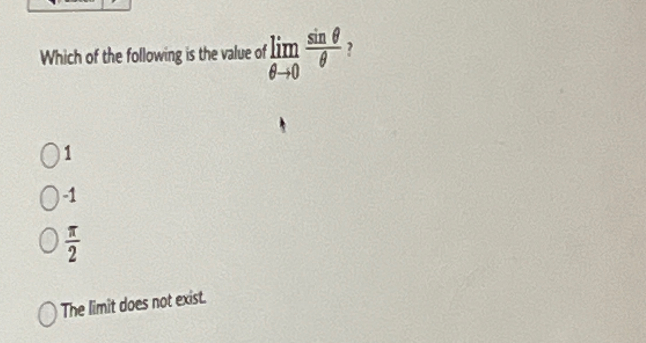 Solved Which of the following is the value of | Chegg.com