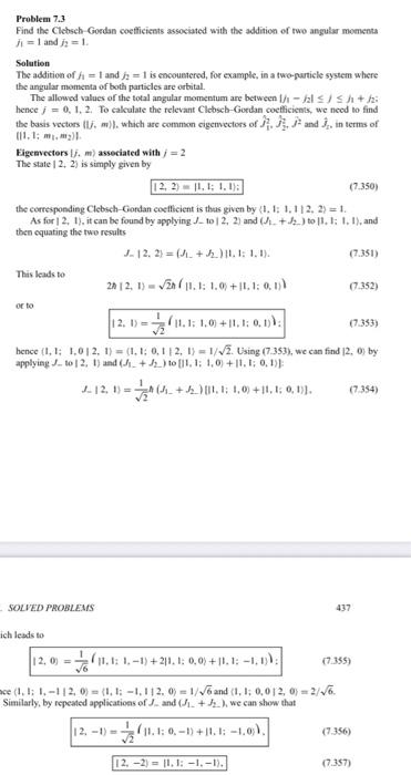 1. Consider a spin-1/2 particle which has an orbital | Chegg.com