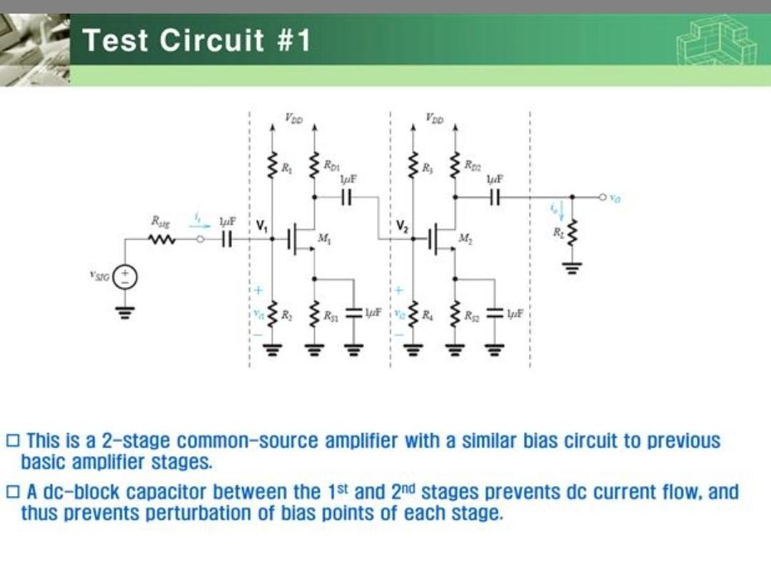 Solved (1) Refer to the Test Circuit #1. Determine R1, R2, | Chegg.com