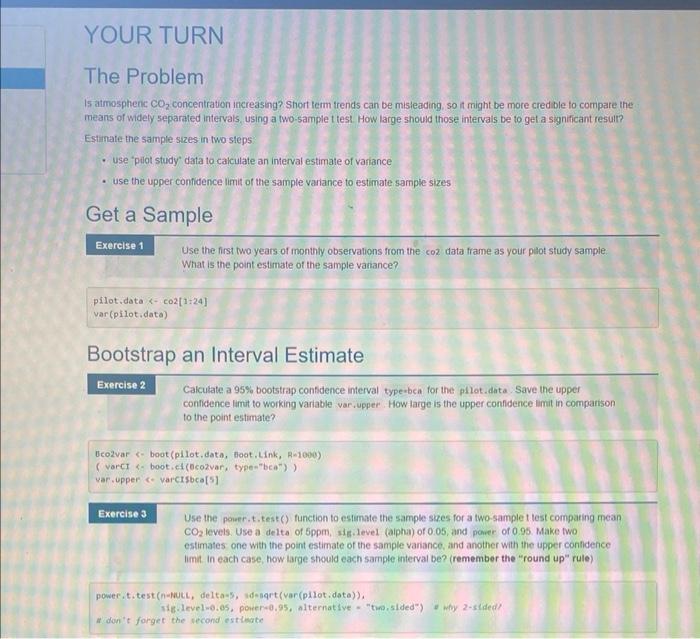 Solved Use the power.t.test() function to estimate the | Chegg.com